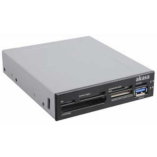 3.5" Black Internal Multi Memory Card Reader Inc Front USB 3.0 LN40026 ...