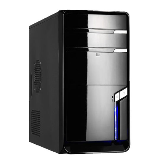 Ezcool 727-03B Piano Black micro-ATX Tower Case with Ezcool 500W PSU ...