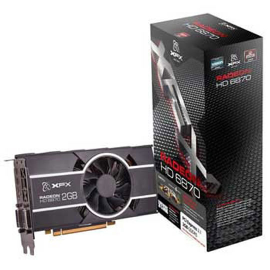 XFX HD 6870 AMD Radeon Graphics Card - 2GB LN40825 - HD-687X-CNFC | SCAN UK