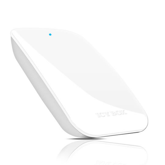 FireWire 800 & USB 3.0 2.5" SATA enclosure in Piano White Icy box IB ...