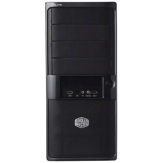 Cooler Master Elite 335U Black ATX Mini Tower Case with Bottom Mount ...
