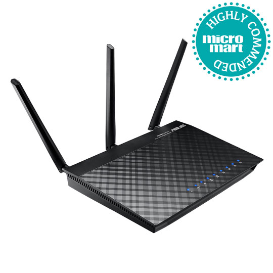 ASUS Black Diamond ADSL 2/2+ Gigabit WiFi Router 11n Dual Band 600Mbps ...