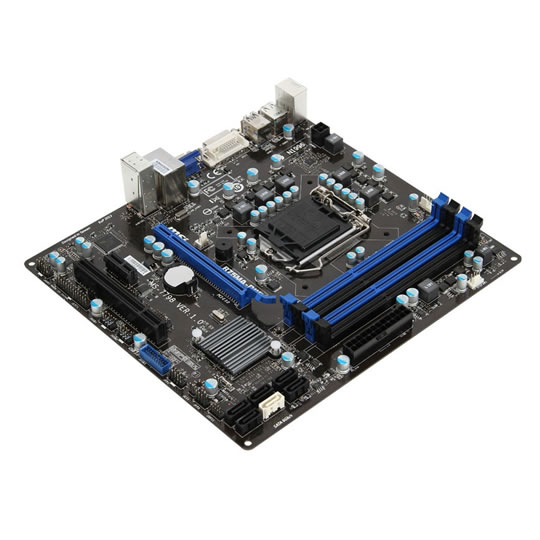 MSI B75MA-P45 Intel B75 Motherboard Micro-ATX Ivybridge CPU Ready ...