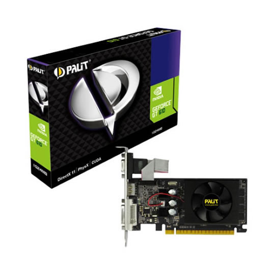 Palit NVIDIA GT 610 Low Profile Compatible Graphics Card - 1GB LN44987 ...