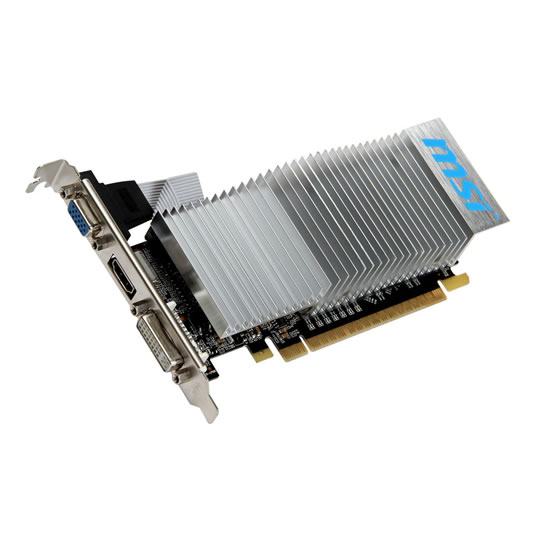 MSI NVIDIA GT 610 Low Profile Compatible Passive Graphics Card - 2GB ...