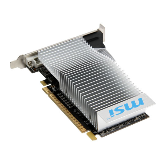 MSI NVIDIA GT 610 Low Profile Compatible Passive Graphics Card - 2GB ...