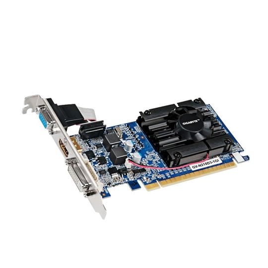 Gigabyte GeForce G 210 GDDR3 Low Profile Compatible NVIDIA Graphics ...