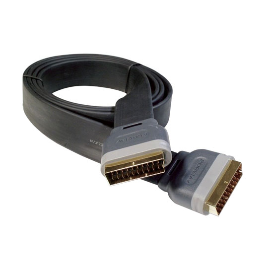 Belkin 90cm PureAV Flat Scart Cable LN46110 - AV21501qp03 | SCAN UK