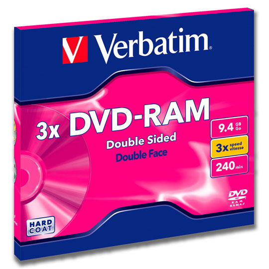 DVD-RAM 9.4GB 3x from Verbatim LN46998 - 43492 | SCAN UK