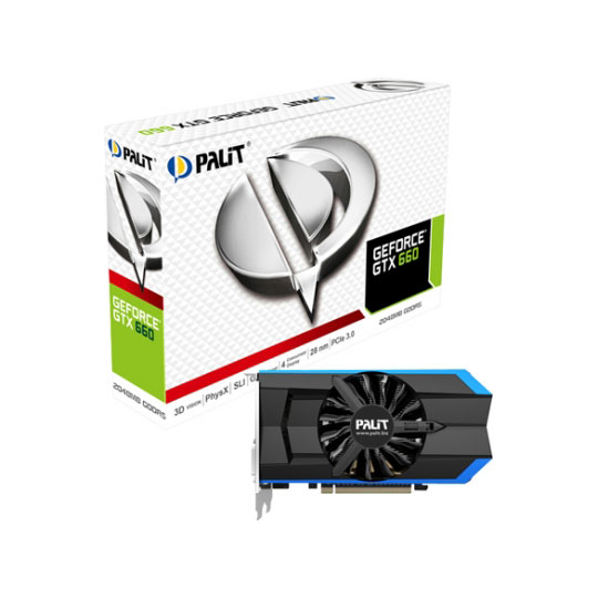 Palit GeForce GTX 660 NVIDIA Graphics Card - 2GB LN47005 - NE5X66001049 ...
