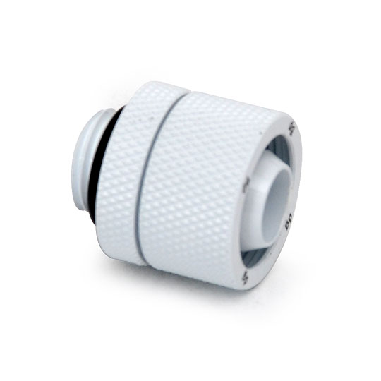 Bitspower G1/4" Deluxe White Compression Fitting CC3 V2 For ID 3/8" OD ...
