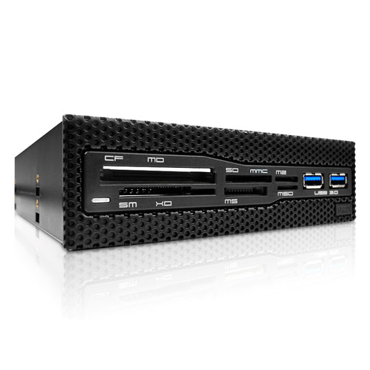 NZXT Aperture M Mesh Design All In One Card Reader 5.25" USB 3.0 2xUSB3 ...