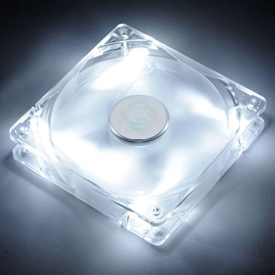 Silverstone SST-FN121-P-WL 120mm Quiet White LED Case Fan LN47515 | SCAN UK