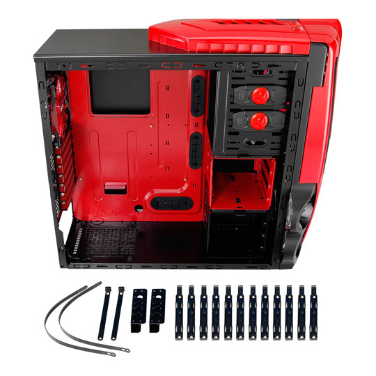 Aerocool Syclone II Gaming Case Black/Red LN48538 - EN56465 | SCAN UK