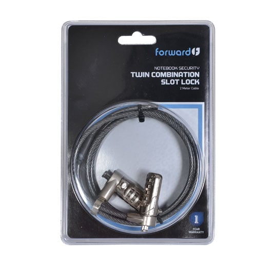 Forward FASLK03NAE Lock with Twin Locks 4 Digit at Either End 2M Cable ...