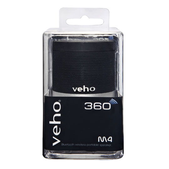 Veho VSS-009-360BT M4 Bluetooth Wireless Speaker with micro-SD Black ...