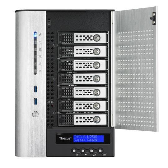 Thecus N7510 7 Bay Desktop NAS Solution LN48896 | SCAN UK