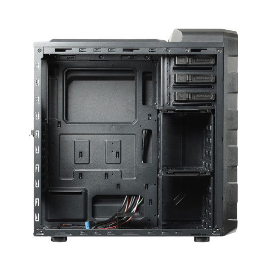 Enermax Ostrog GT ATX Midi Case Black with Red Fans & Window No PSU ...