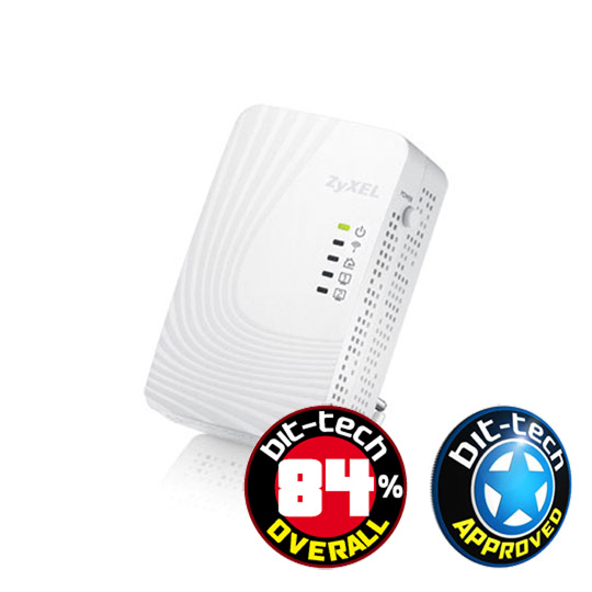 ZyXEL PLA4231 3 in 1 Powerline N300 WiFi Extender & 500Mbps Homeplug ...