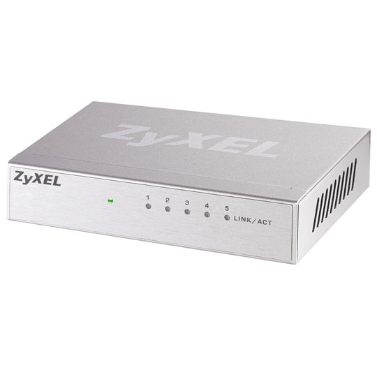 ZyXEL 5 Port Gigabit Desktop Switch LN51027 - GS-105BV2-GB0101F | SCAN UK