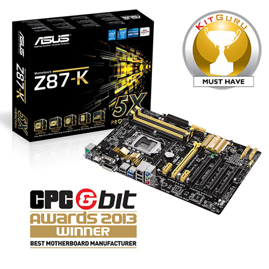 Z87-K Intel S1150 ASUS ATX Motherboard LN51136 | SCAN UK