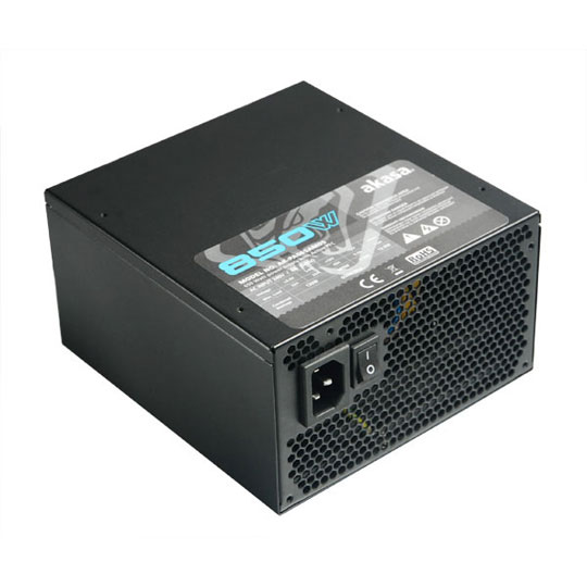 Akasa AK-PA085AM05-UK Cobra 850W Hybrid Modular Power Supply (PSU) with ...