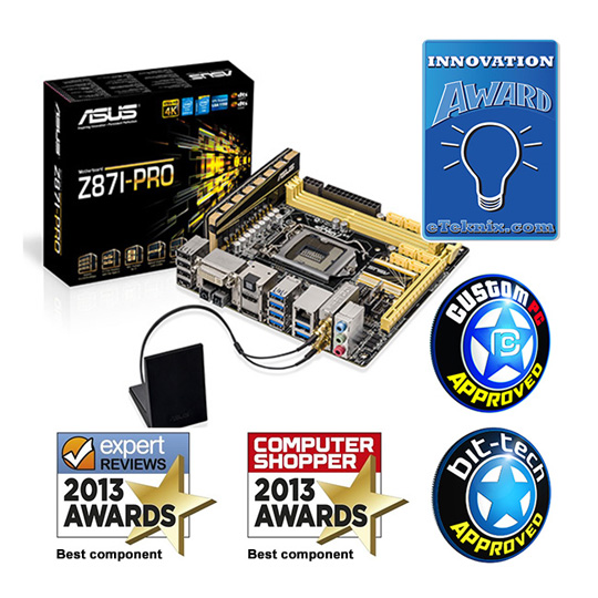 ASUS Z87I-PRO Mini-ITX Intel Z87 Motherboard S1150 LN51904 - 90MB0H30 ...