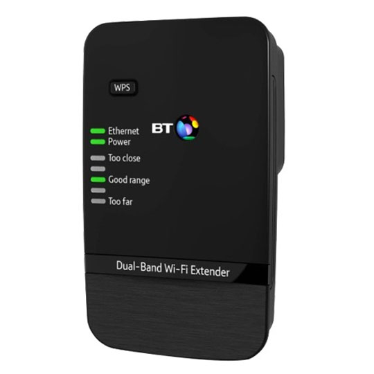 BT Dual-Band Wi-Fi Extender 600 LN52529 - 075716 | SCAN UK