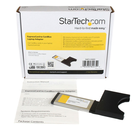 StarTech CardBus to ExpressCard Adapter LN52821 - CB2EC | SCAN UK
