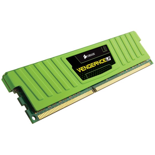 Corsair Memory Vengeance Green Low Profile 8GB DDR3 1600 MHz CAS 9 XMP ...