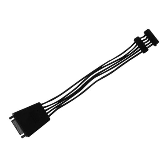 Silverstone 19cm Multiple SATA Power Cable - Black LN53409 - SST-CP06 ...