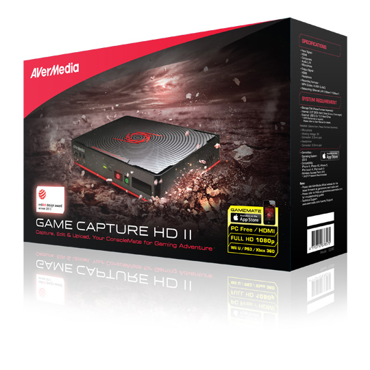 AVerMedia Game Capture HD II C285 1080P In Game Capture No PC Required ...