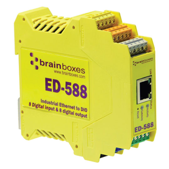 Brainboxes Industrial Ethernet to DIO & Ethernet Unmanaged 4 Port Switch *Promo Bundle LN53755 ...