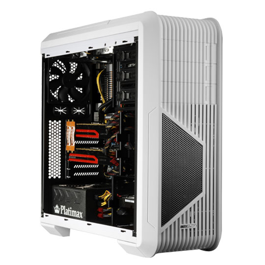 Enermax iVektor Mid Tower Case LN53969 - ECA3311A-W | SCAN UK