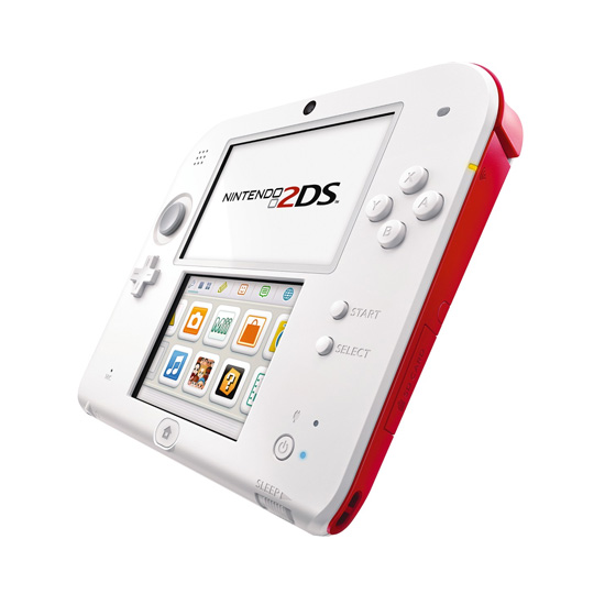 Nintendo 2DS Console in Red/White LN54265 - NIN1084 | SCAN UK