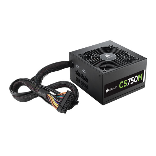 Corsair CS750M 750W Hybrid Modular Power Supply LN54399 - CP-9020078-UK ...
