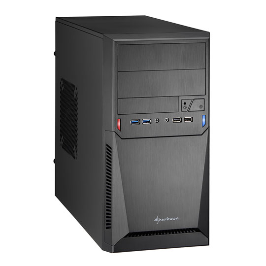 Black Mini Tower Compact Micro ATX Case w/o PSU (St ATX) LN54565 - MA ...