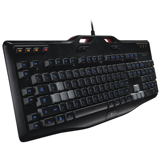 Logitech G105 Gaming Keyboard Programmable Green Backlit LN54697 - 920 ...
