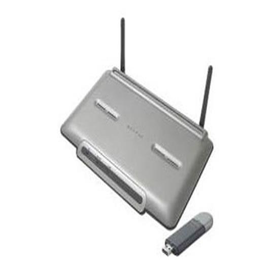 Belkin Bundle 54Mbps Wireless ADSL2+ Modem Router with 54Mbps USB ...