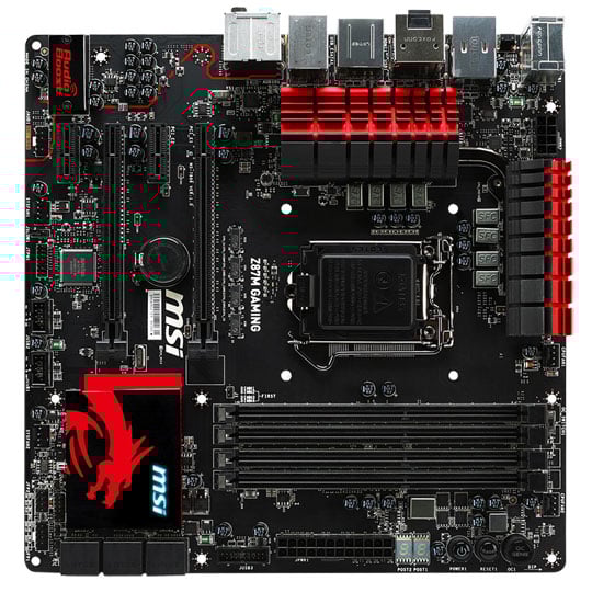 MSI Z87M-GAMING Micro-ATX Motherboard LN54905 | SCAN UK