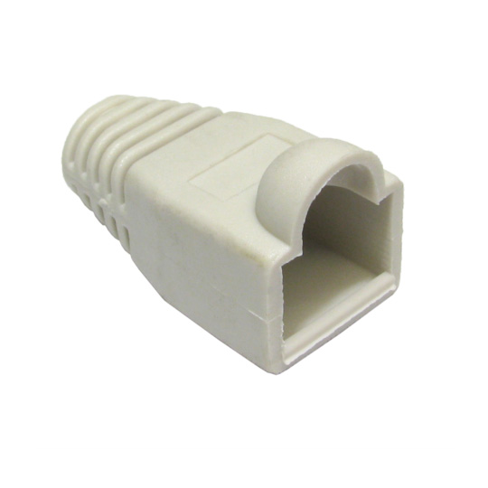 Scan Grey RJ45 Snagless Boot - 10 Pack LN55997 - UT-240 | SCAN UK