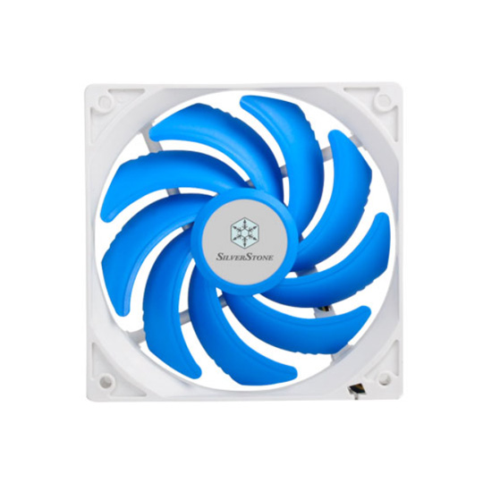 Silverstone White FQ121 FQ Series 120mm Ultra Quiet Fan PWM LN56354 ...