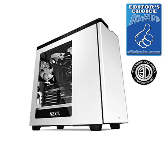 NZXT H440 Mid Tower Case LN56502 - CA-H440W-W1 | SCAN UK