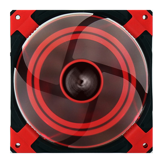 Aerocool DS Edition 14cm Red LED Fan Dual Material/Colour FDB Fan 10 ...