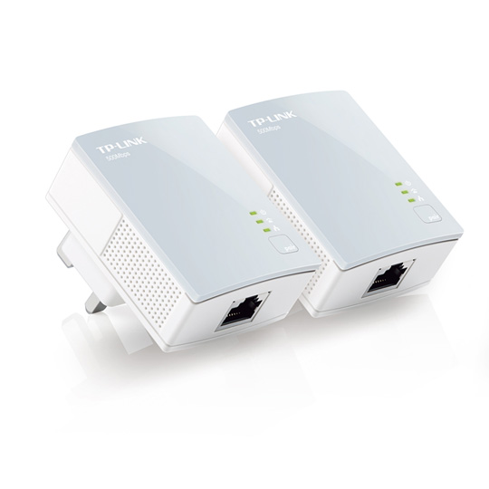 500Mbps Mini Homeplug Twin Pack from TP-LINK TL-PA411KIT LN56812 | SCAN UK