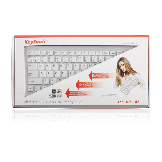 Keysonic KSK-3021RF Compact Wireless Keyboard LN56956 | SCAN UK