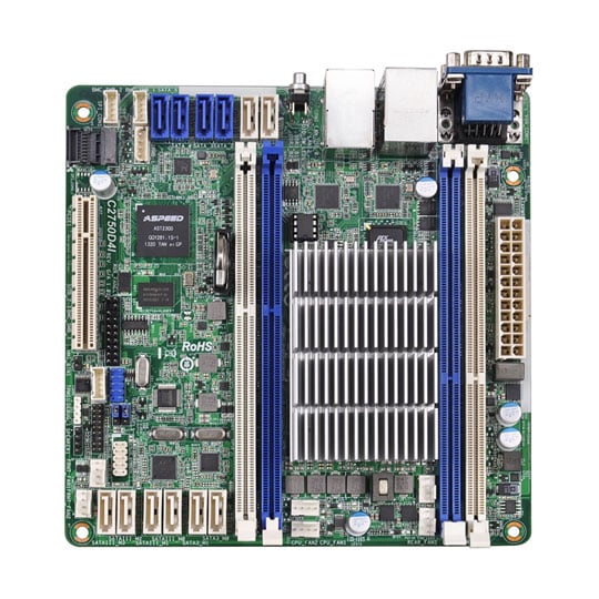 ASRock C2750D4I Mini ITX Avoton C2750 Motherboard LN57159 | SCAN UK
