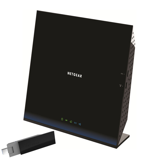 Netgear 11ac ADSL Router with 11ac USB Adaptor LN57483 - D6200+USB ...