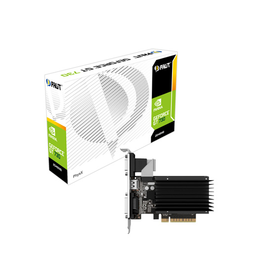 Palit GeForce GT 730 Passive Silent Graphics Card - 2GB LN57913 ...