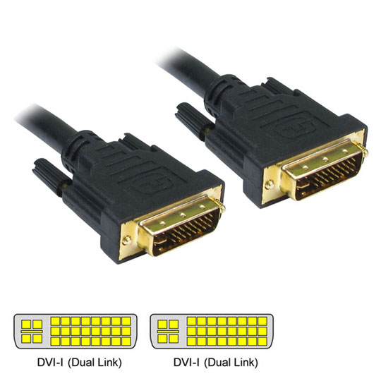 Scan Dual Link Monitor DVI Cable - 3 Metre LN58234 - CDL-DV203 | SCAN UK